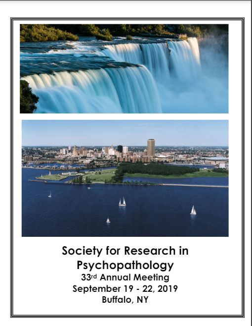 Program Books | Society for Research in Psychopathology